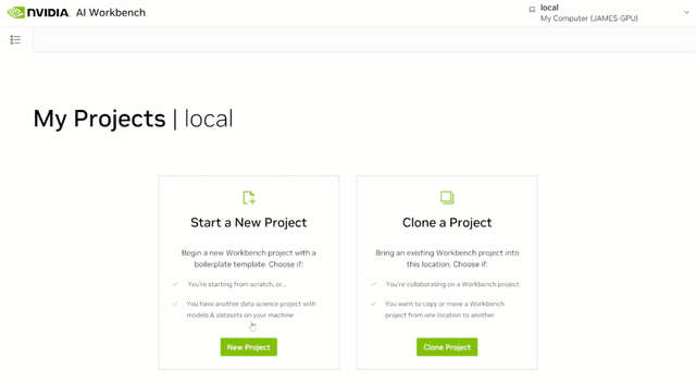 Getting Started with NVIDIA's AI Workbench | Aurelio AI